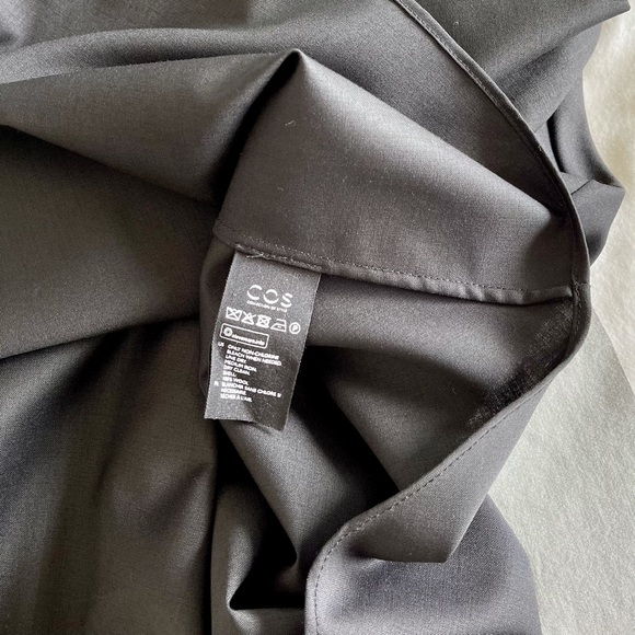 COS | Tops | Nwot Cos Lightweight Wool Blouse With Back Bow | Poshmark